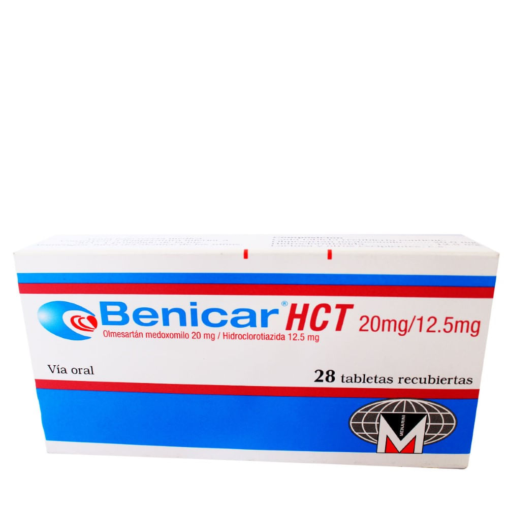 Benicar hct 20mg/12.5mg x 28 tabletas - Siman El Salvador