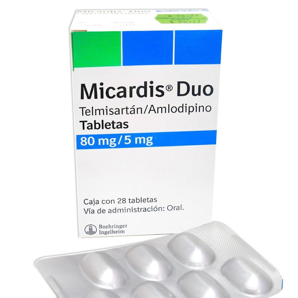 Micardis duo 80mg/5mg x 28 tabletas - Siman El Salvador