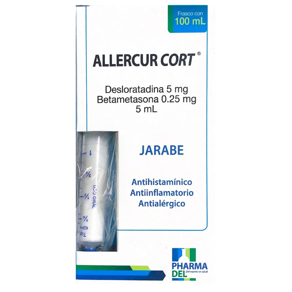 Allercur cort solucion 100ml - Siman El Salvador