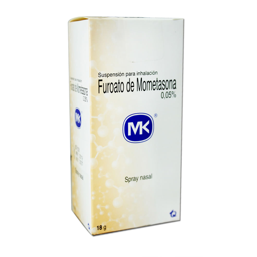 Mometasona mk 5% spray nasal x 18 gramos - Siman El Salvador