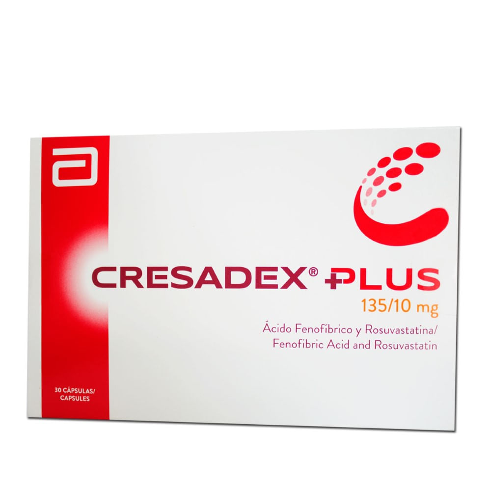 Cresadex plus 135mg/10mg x 30 capsulas - Siman El Salvador