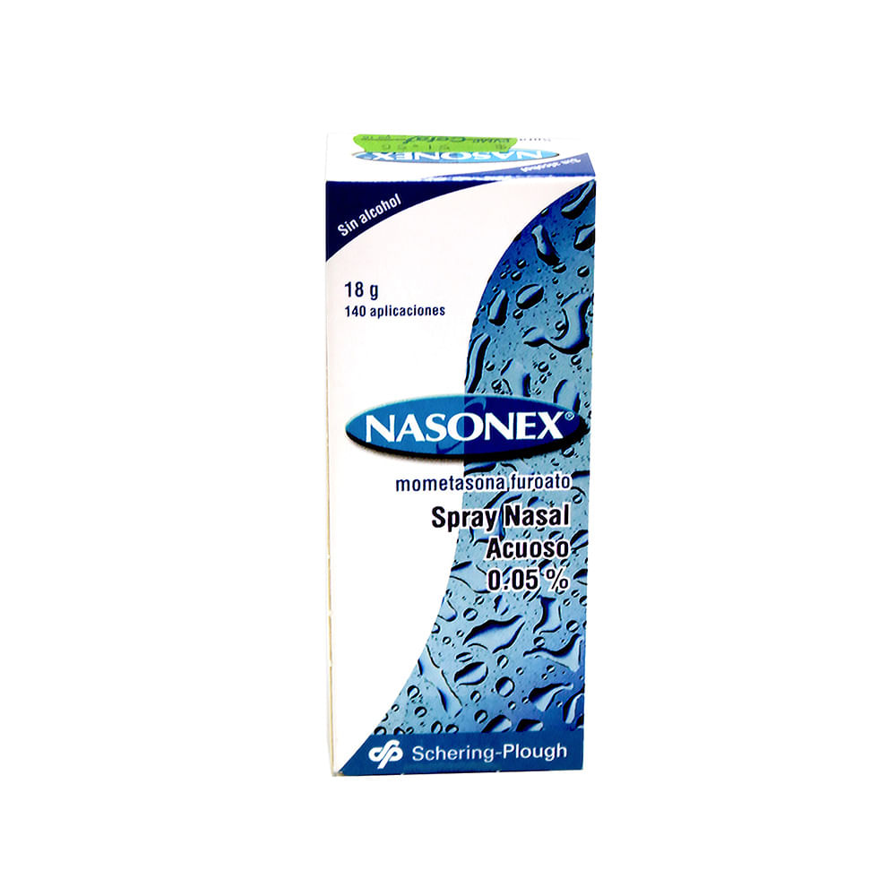 Nasonex adulto spray nasal 18g x 140 aplicaciones - Siman El Salvador