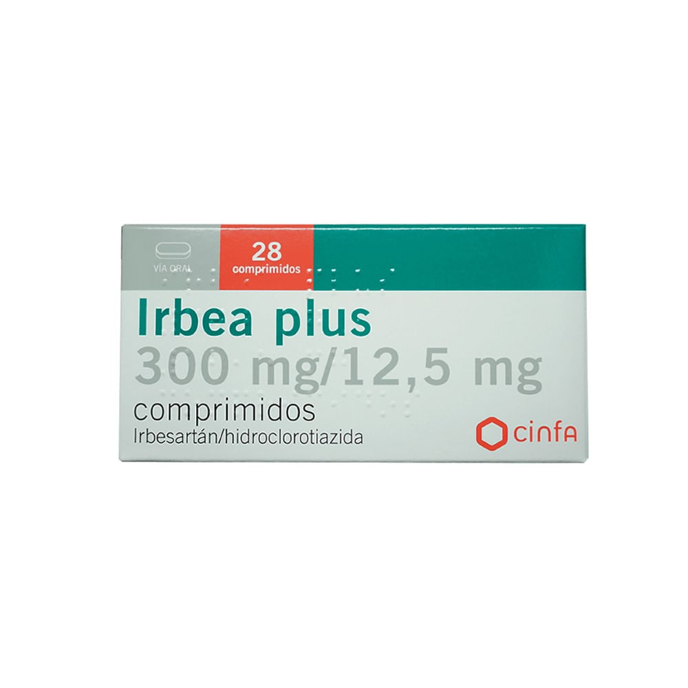 Irbea plus 300mg/12.5mg x 28 comprimidos - Siman El Salvador
