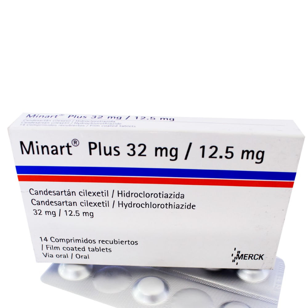 Minart plus 32mg/12.5mg x 14 comprimidos - Siman El Salvador
