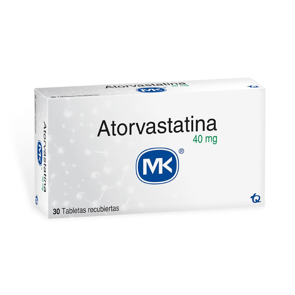 Atorvastatina mk 40mg x 30 tabletas - Siman El Salvador