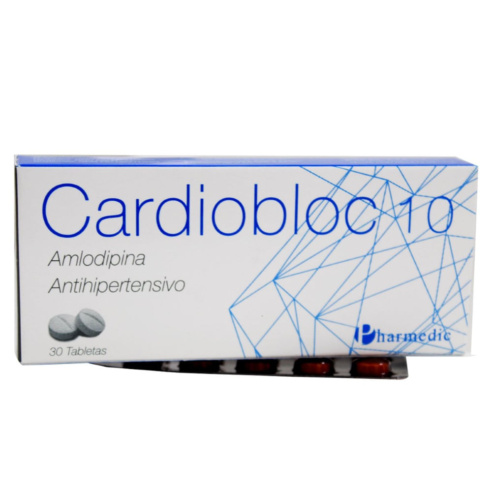 Cardiobloc 10mg x 30 tabletas - Siman El Salvador