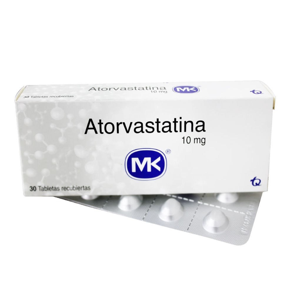 Atorvastatina mk 10mg x 30 tabletas - Siman El Salvador