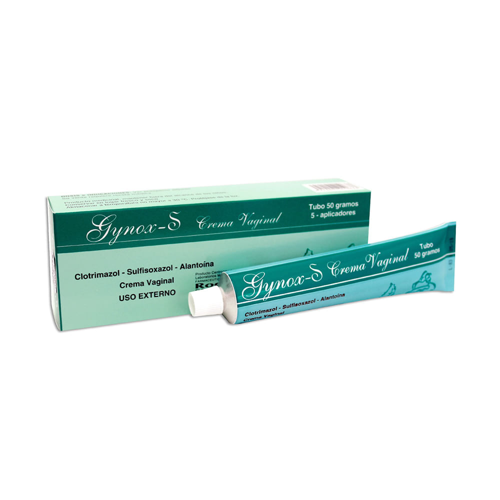 Gynox-s crema vaginal tubo x 50 gramos - Siman El Salvador