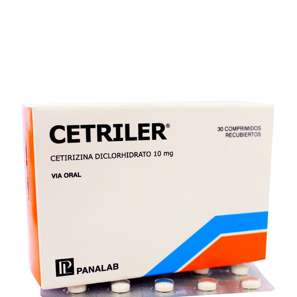 Cetriler 10mg x 30 comprimidos - Siman El Salvador