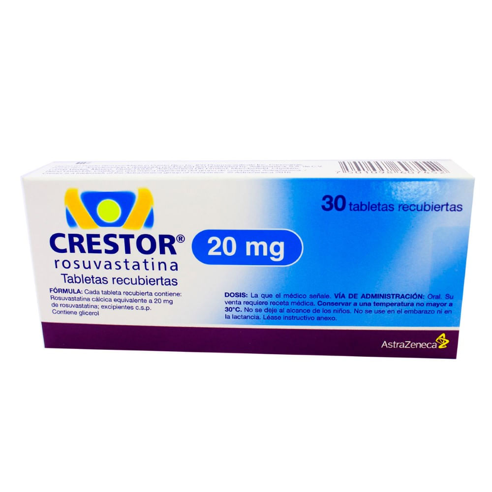 Crestor 20 mg x 30 tabletas - Siman El Salvador