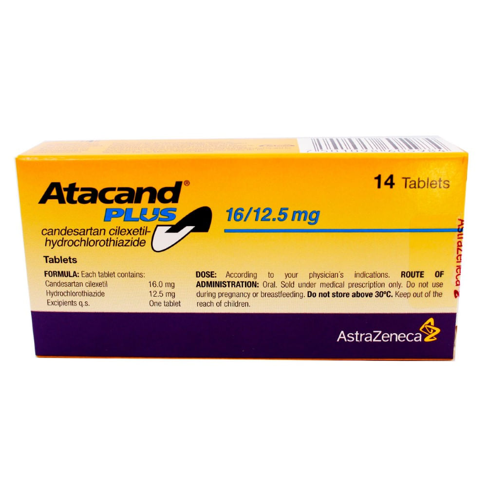 Atacand plus 16mg/12.5mg x 14 tabletas - Siman El Salvador