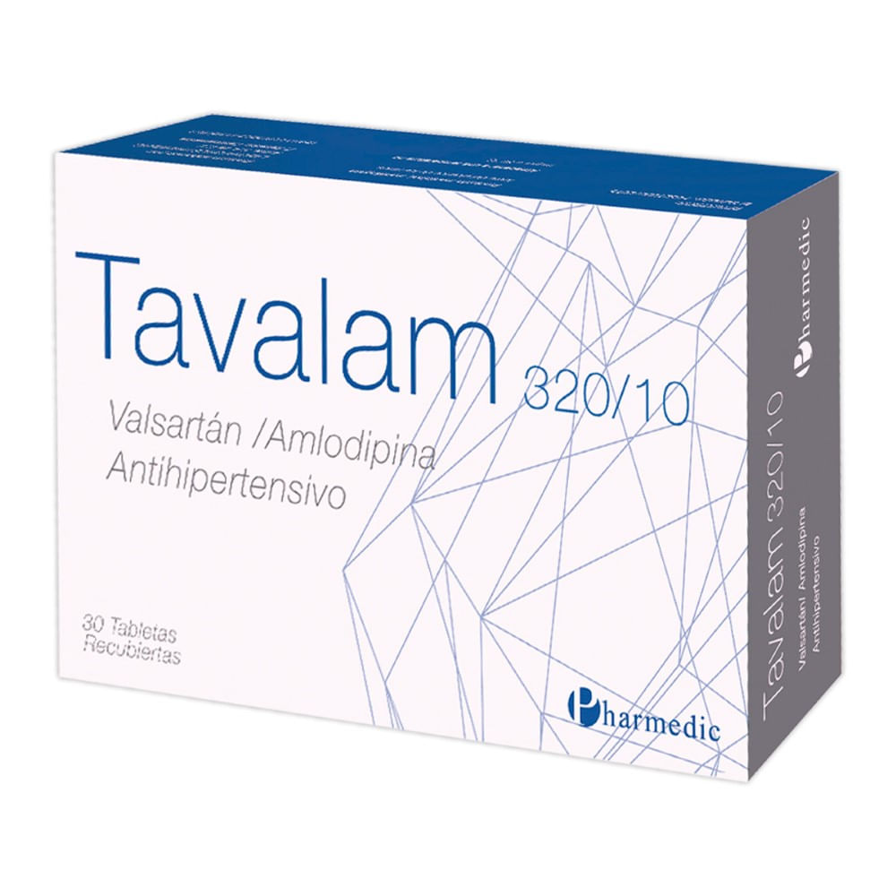Tavalam 320mg/10mg x 30 tabletas - Siman El Salvador