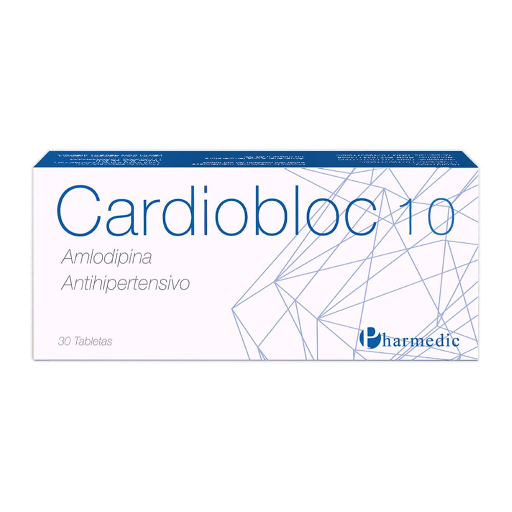 Cardiobloc 10mg x 30 tabletas - Siman El Salvador