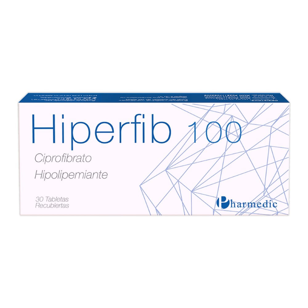 Hiperfib 100 mg x 30 tabletas - Siman El Salvador