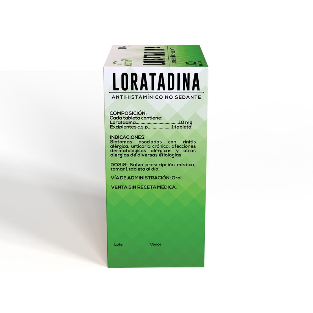 Loratadina ecomed 10mg x 100 tabletas - Siman El Salvador