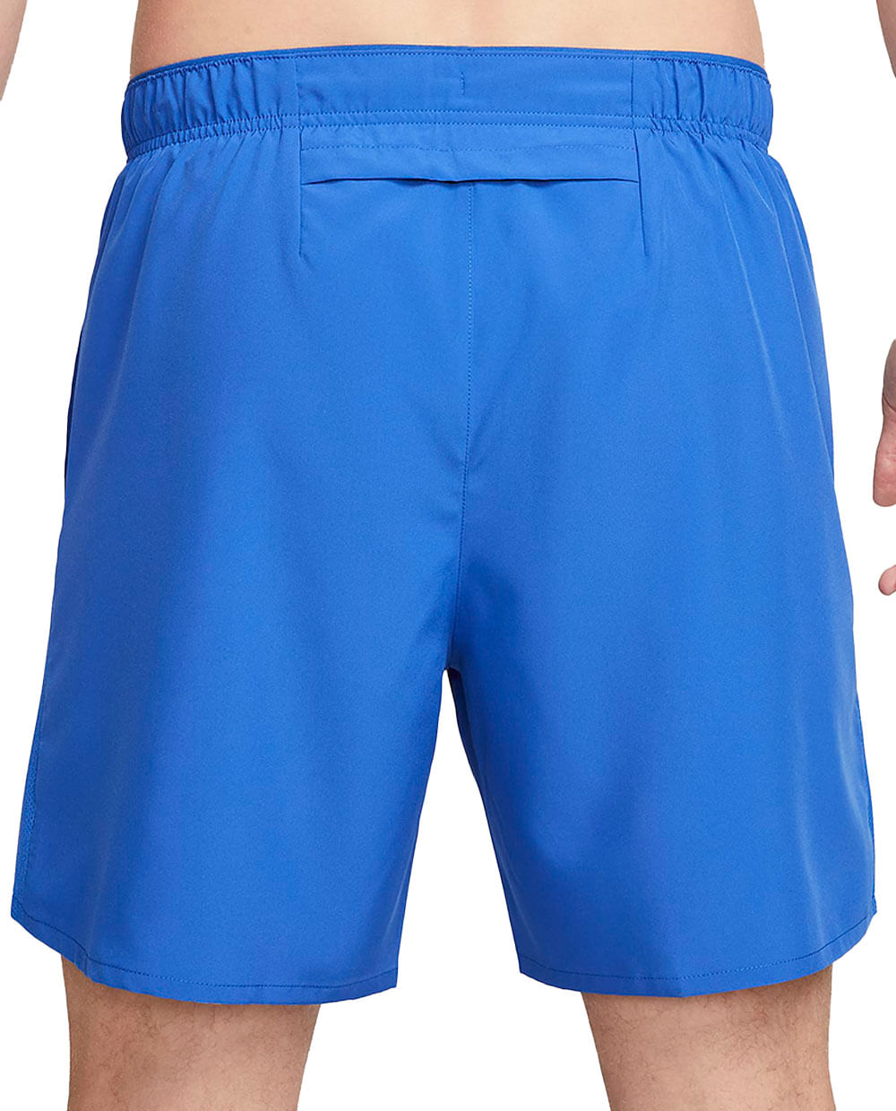 Short deportivo azul estampado Nike para hombre