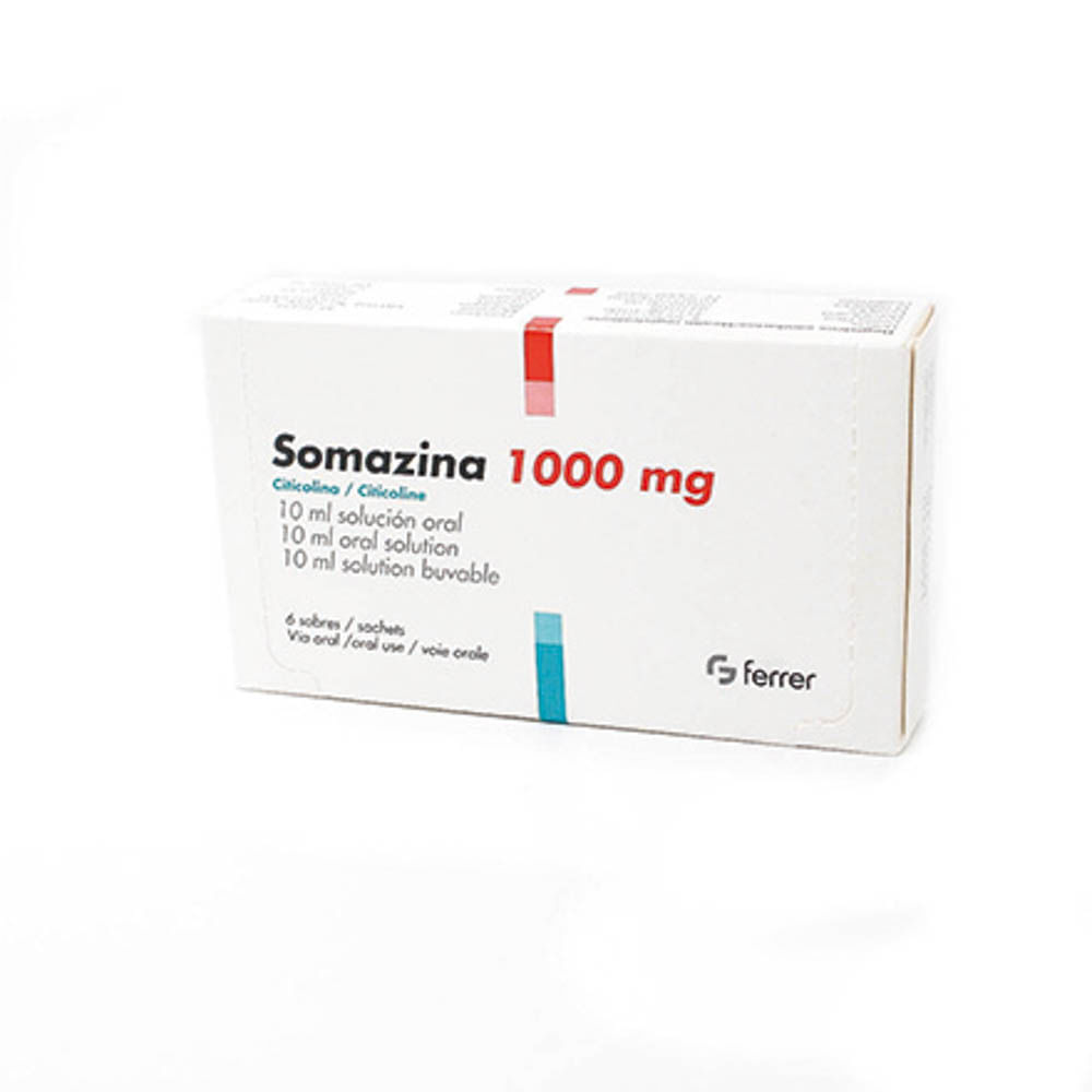 Somazina 1000mg caja de 6 sobres - Siman El Salvador