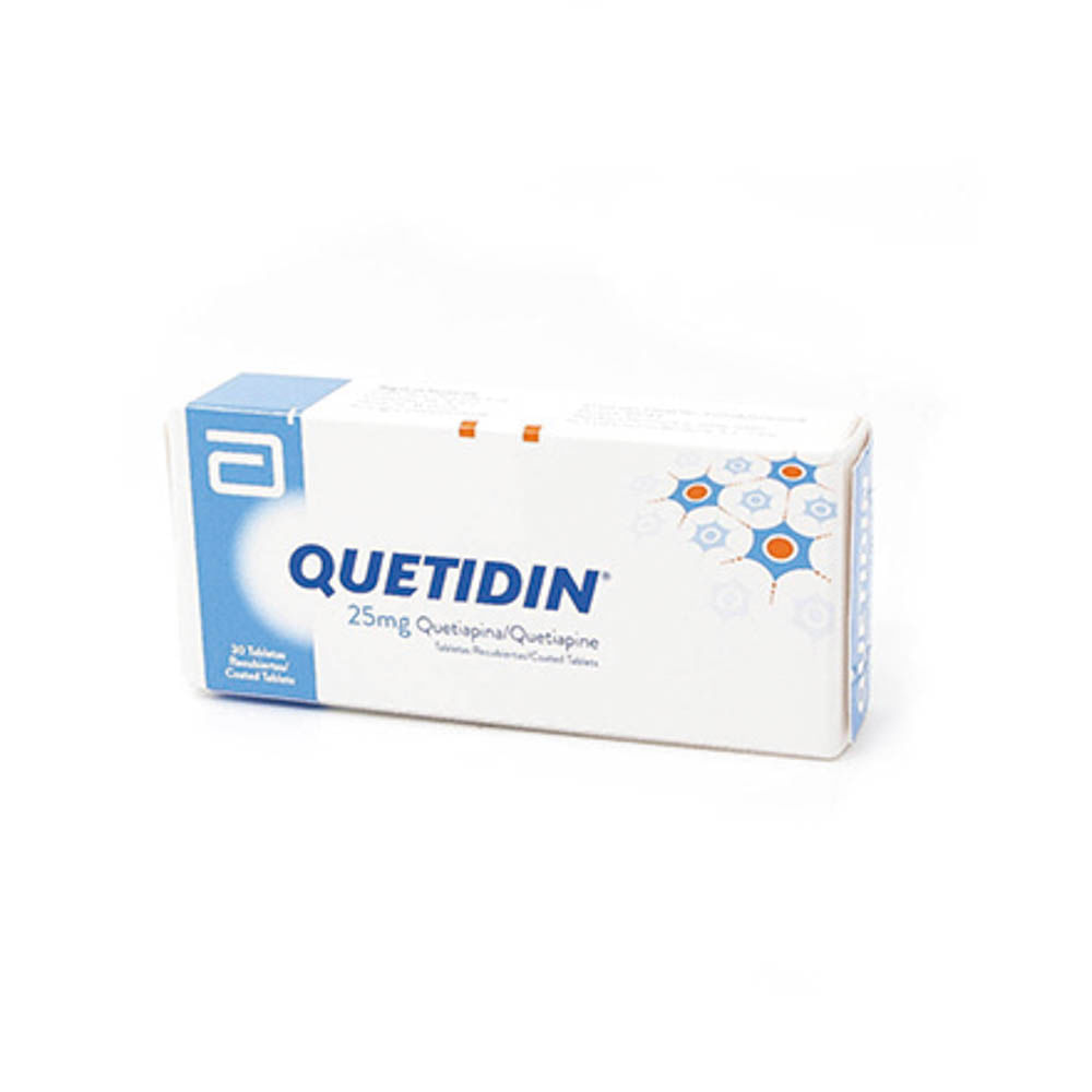 Quetidin 25mg 30 tabletas - Siman El Salvador