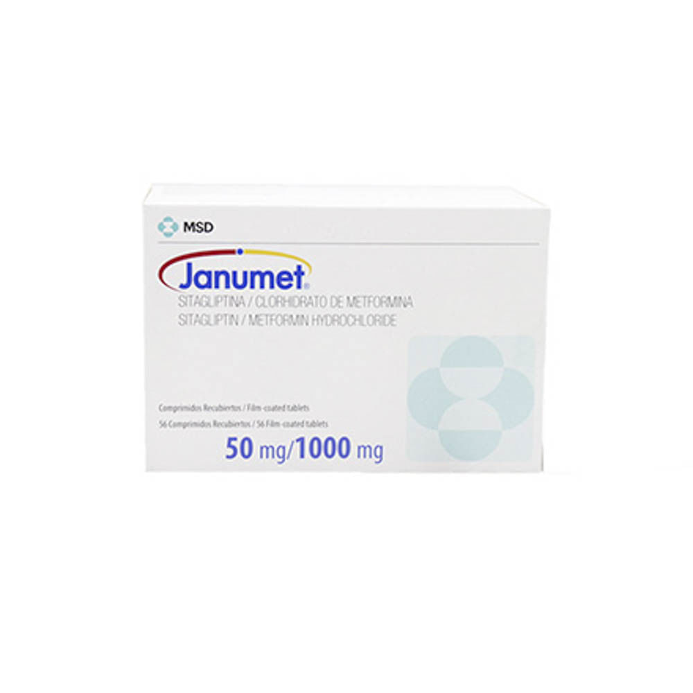 Janumet 50mg/1000mg 56 comprimidos - Siman El Salvador