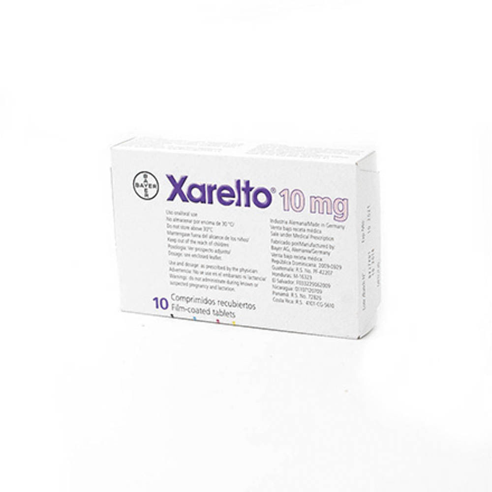 Xarelto 10mg 10 comprimidos - Siman El Salvador
