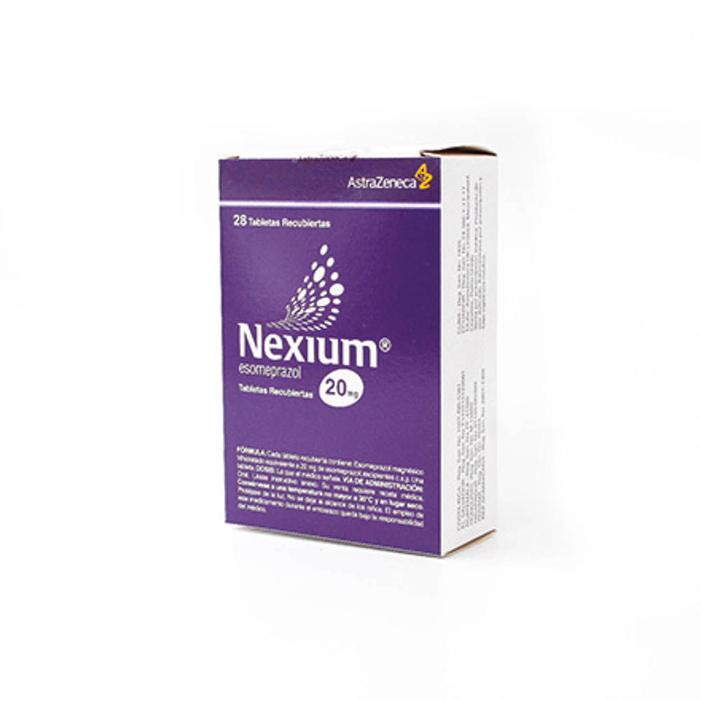 Nexium 20mg 28 Tabletas Recubiertas - Siman El Salvador