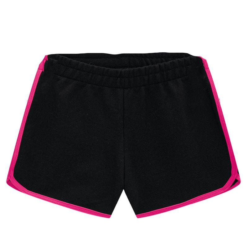 Short negro sólido para niña - Siman El Salvador