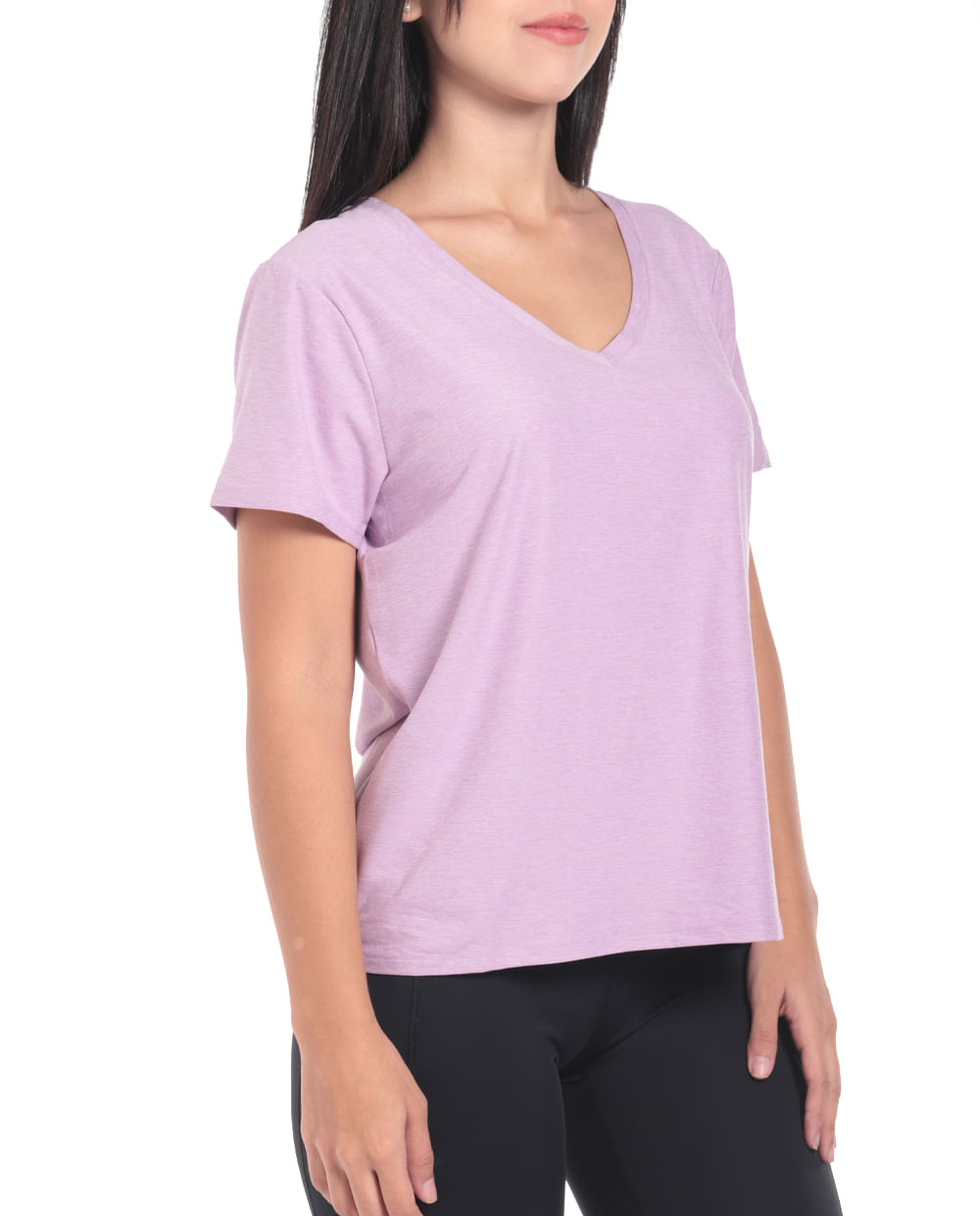 Set de 2 camisetas deportivas RBX sólidas mangas cortas para mujer