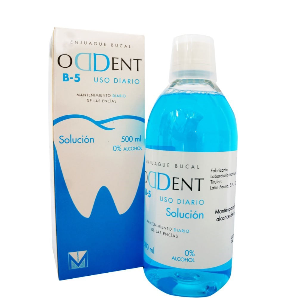 Oddent b-5 enjuague bucal frasco x 500 ml - Siman El Salvador