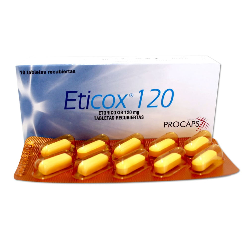 Eticox 120mg x 10 tabletas - Siman El Salvador
