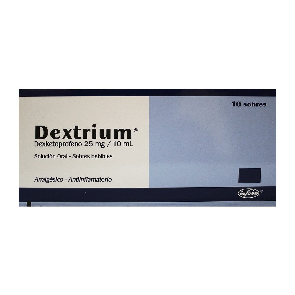 Dextrium 25mg/10ml x 10 sobres bebibles - Siman El Salvador