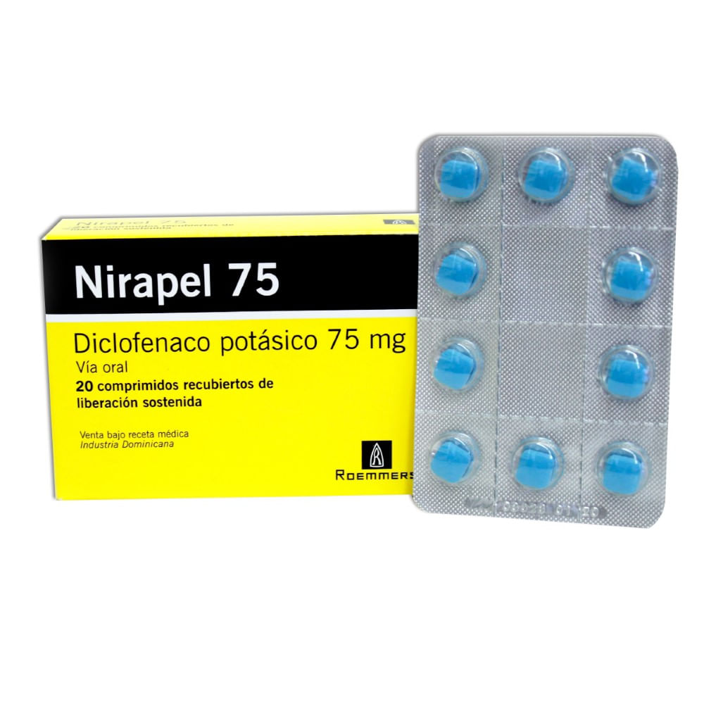 Nirapel 75mg x 20 tabletas - Siman El Salvador