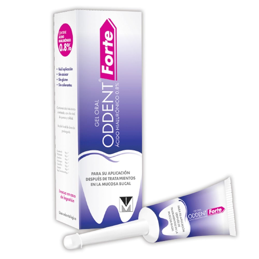 Oddent forte acido hialuronico 0.8% gel oral x 8ml - Siman El Salvador