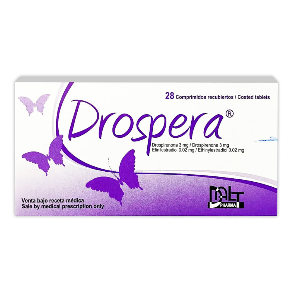 Drospera 3mg/0.02mg x 28 comprimidos