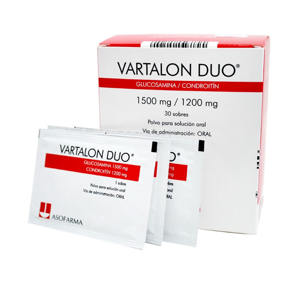 Vartalon duo 1500/1200mg x 30 sobres - Siman El Salvador