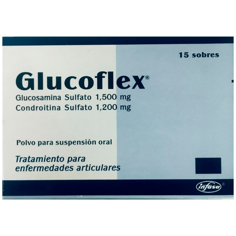 Glucoflex 1500mg/1200mg x 15 sobres - Siman El Salvador