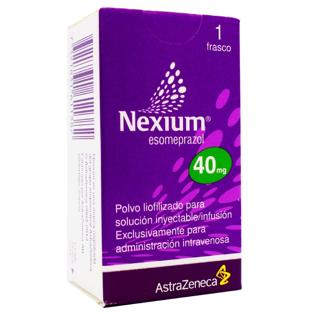 Nexium iv 40mg x frasco de 5 ml - Siman El Salvador