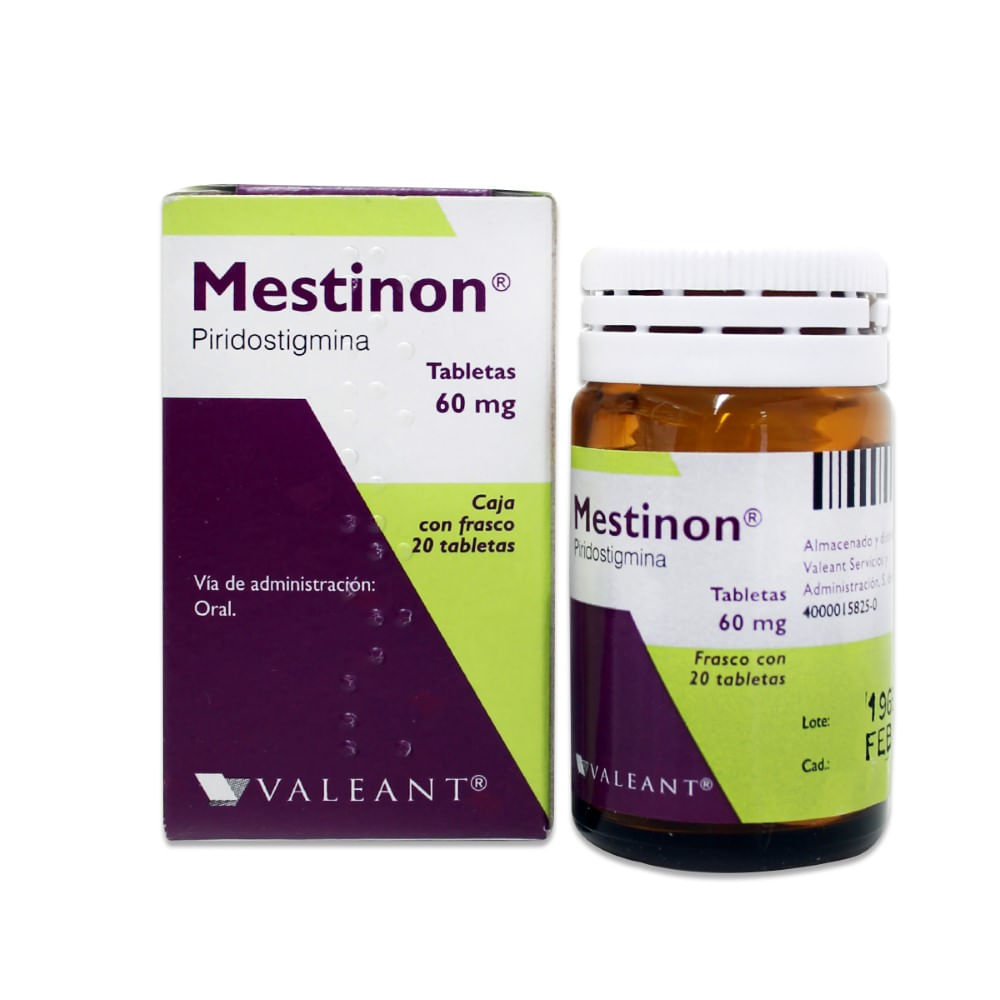Mestinon 60mg x 20 tabletas