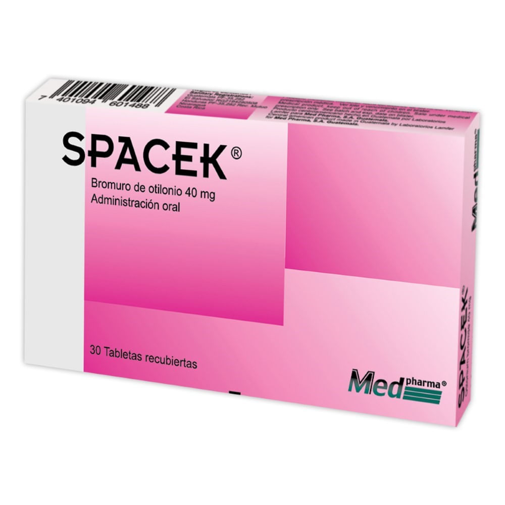 Spacek 40mg x 30 tabletas - Siman El Salvador
