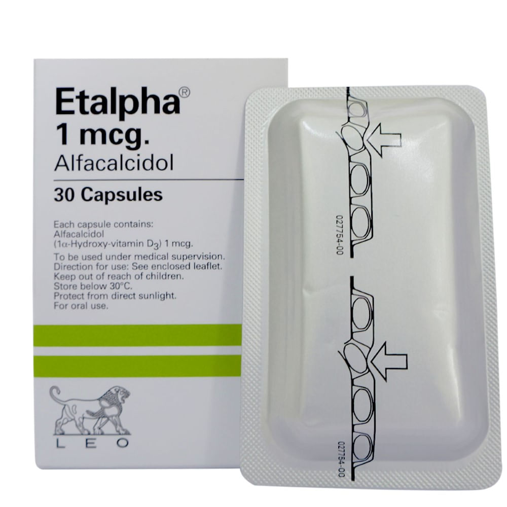 Etalpha 1mcg x 30 capsulas - Siman El Salvador