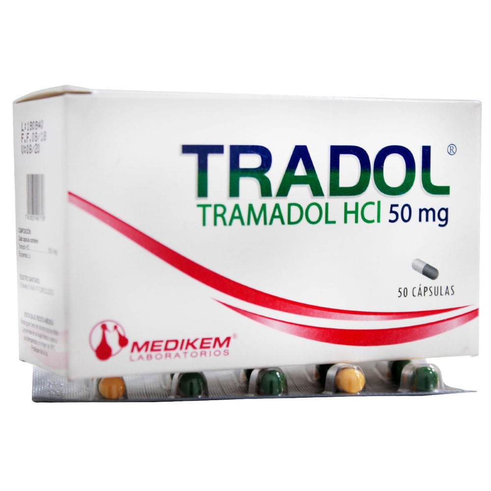 Tradol 50mg x 50 capsulas