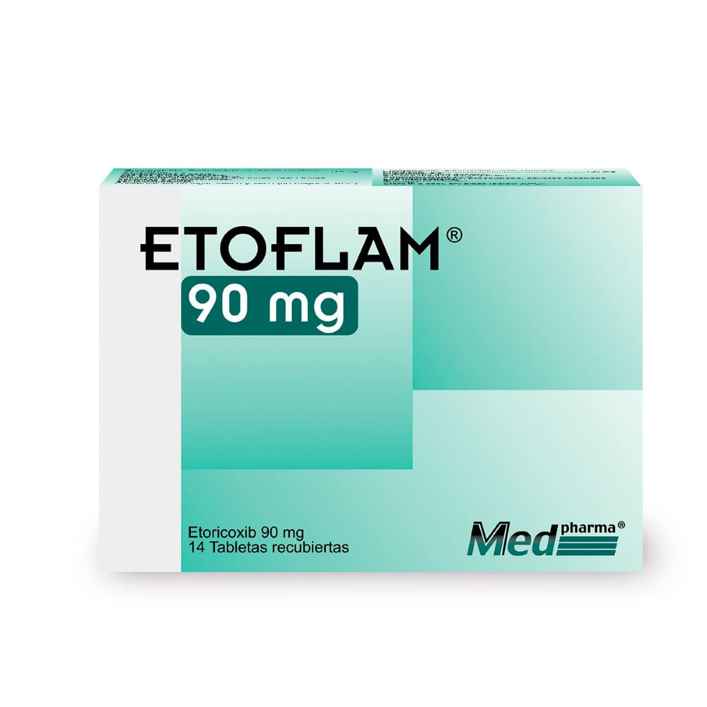 Etoflam 90mg x 14 tabletas - Siman El Salvador