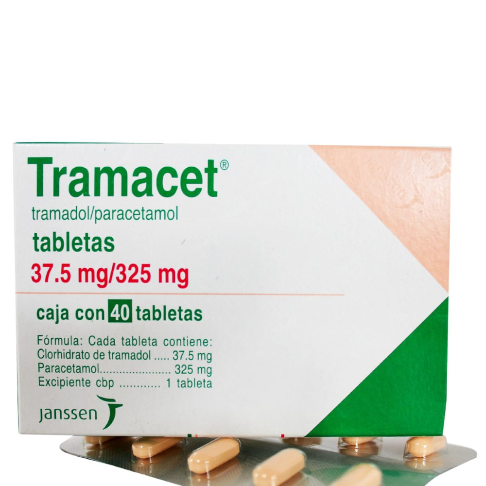 Tramacet 37.5mg/325mg x 40 tabletas - Siman El Salvador