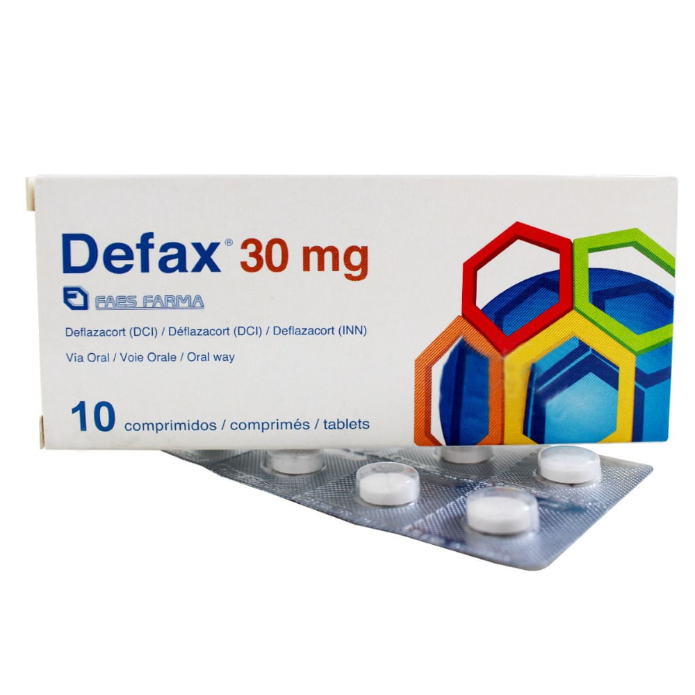 Defax 30mg x 10 comprimidos - Siman El Salvador