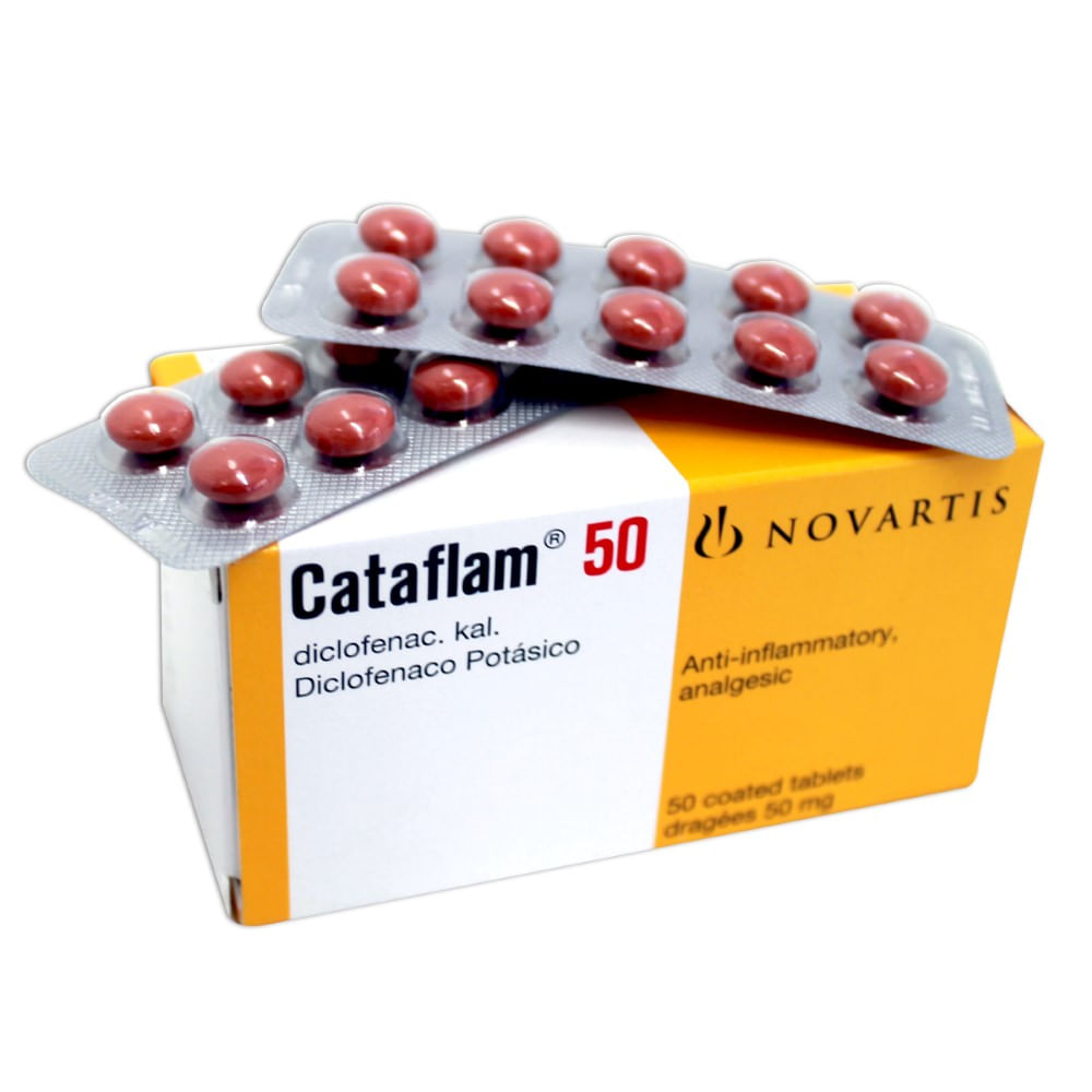 Cataflam 50mg x 50 grageas - Siman El Salvador