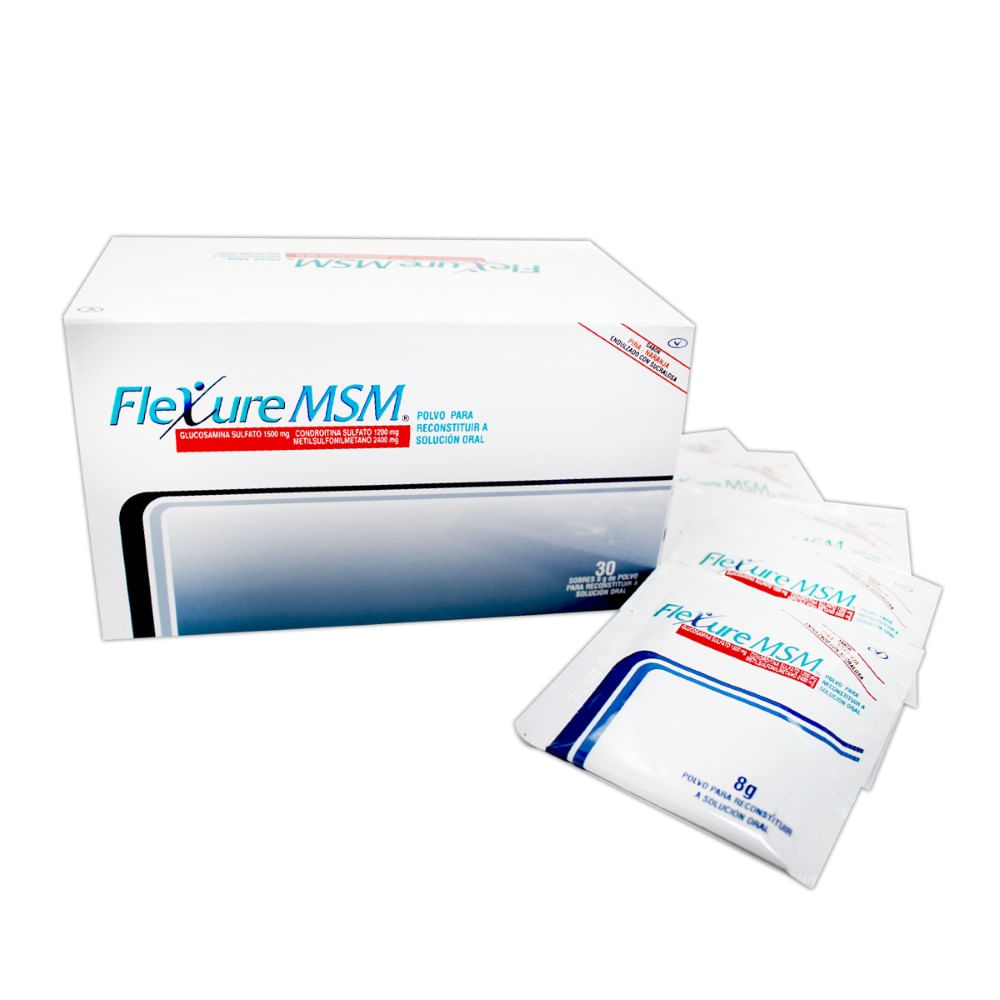 Flexure msm sabor naranja x 30 sobres - Siman El Salvador