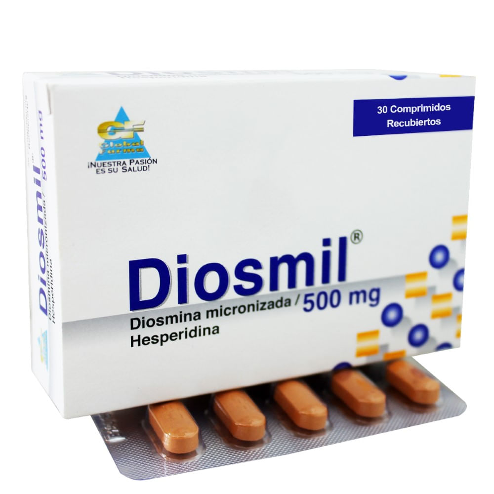 Diosmil 500mg x 30 tabletas - Siman El Salvador