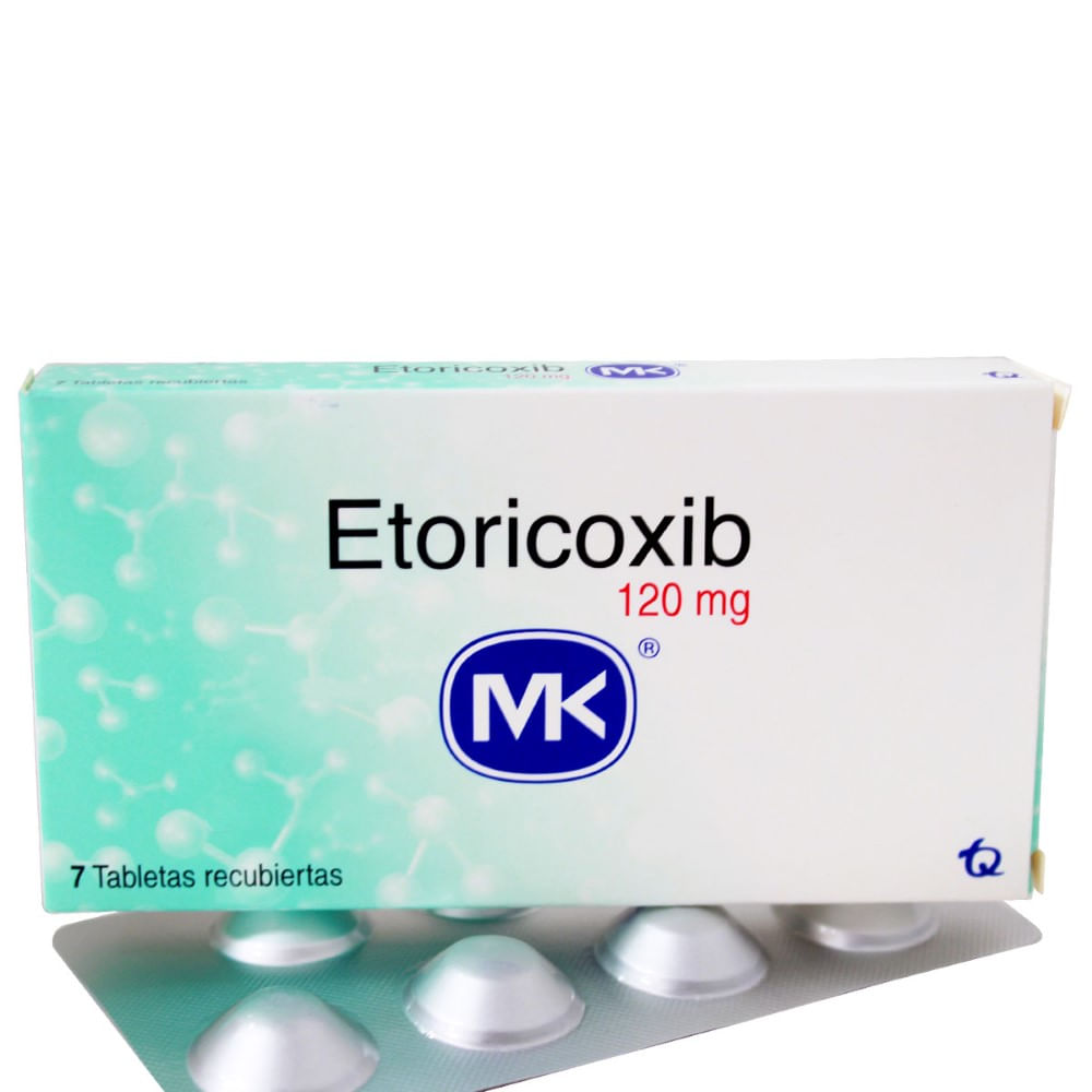 Etoricoxib mk 120mg x 7 tabletas - Siman El Salvador