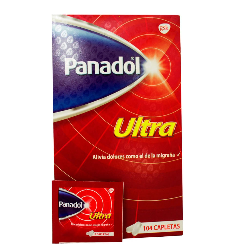 Panadol ultra x 52 sobres de 2 comprimidos - Siman El Salvador