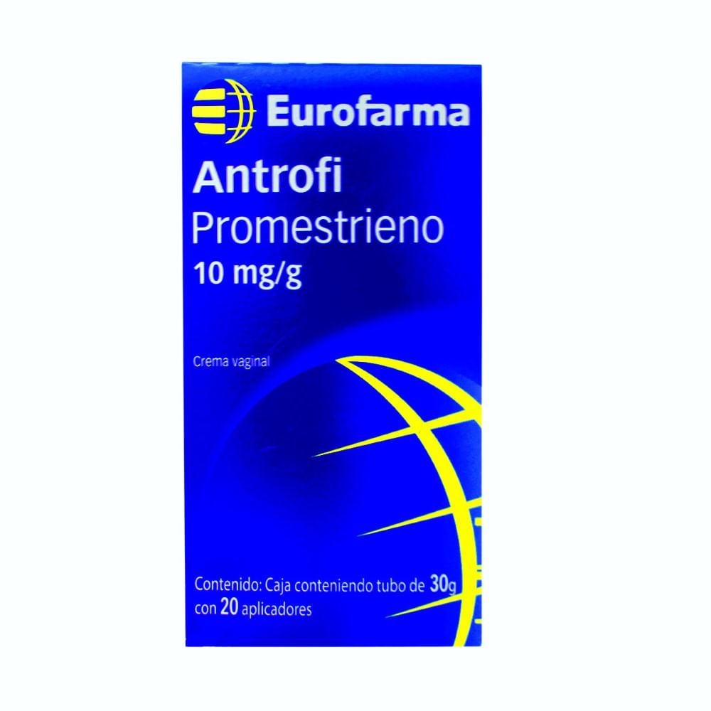 Antrofi 10mg crema vaginal tubo 30 gramos - Siman El Salvador