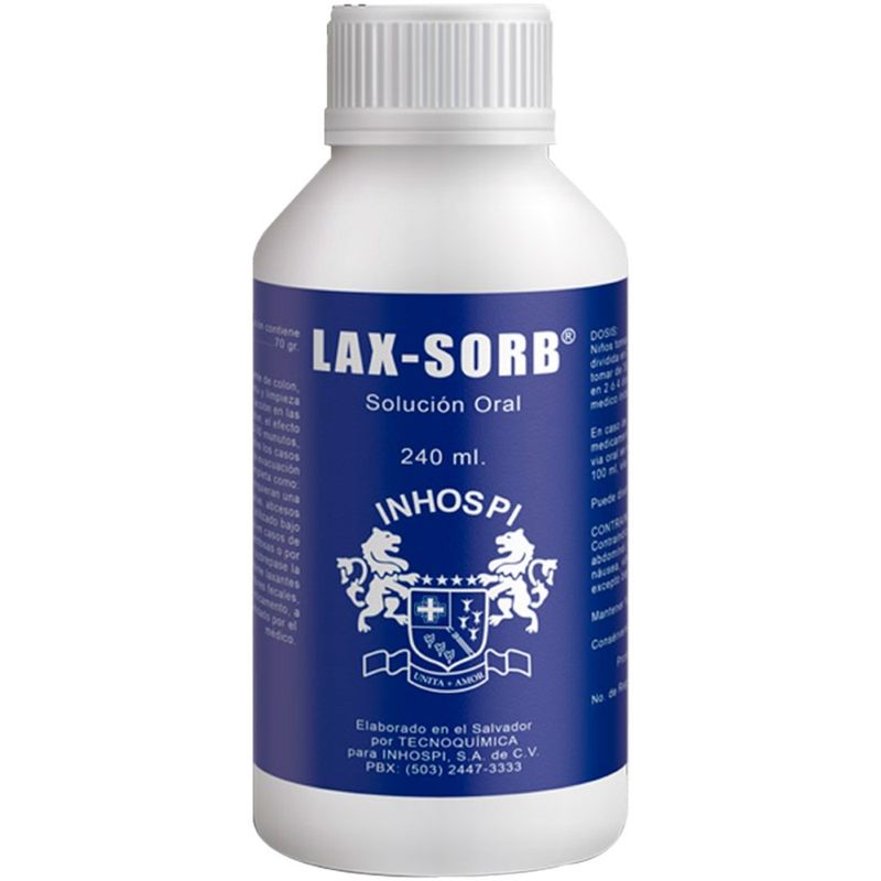 Lax-sorb solucion oral frasco x 240 ml - Siman El Salvador